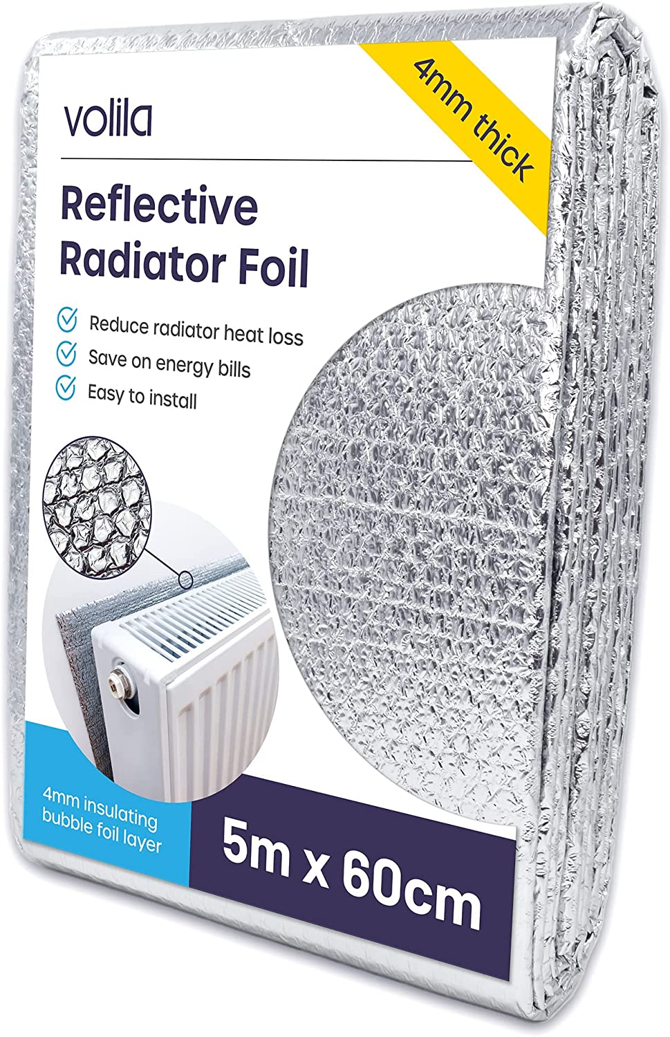 Reflective Radiator Foil for Energy Savings – volila